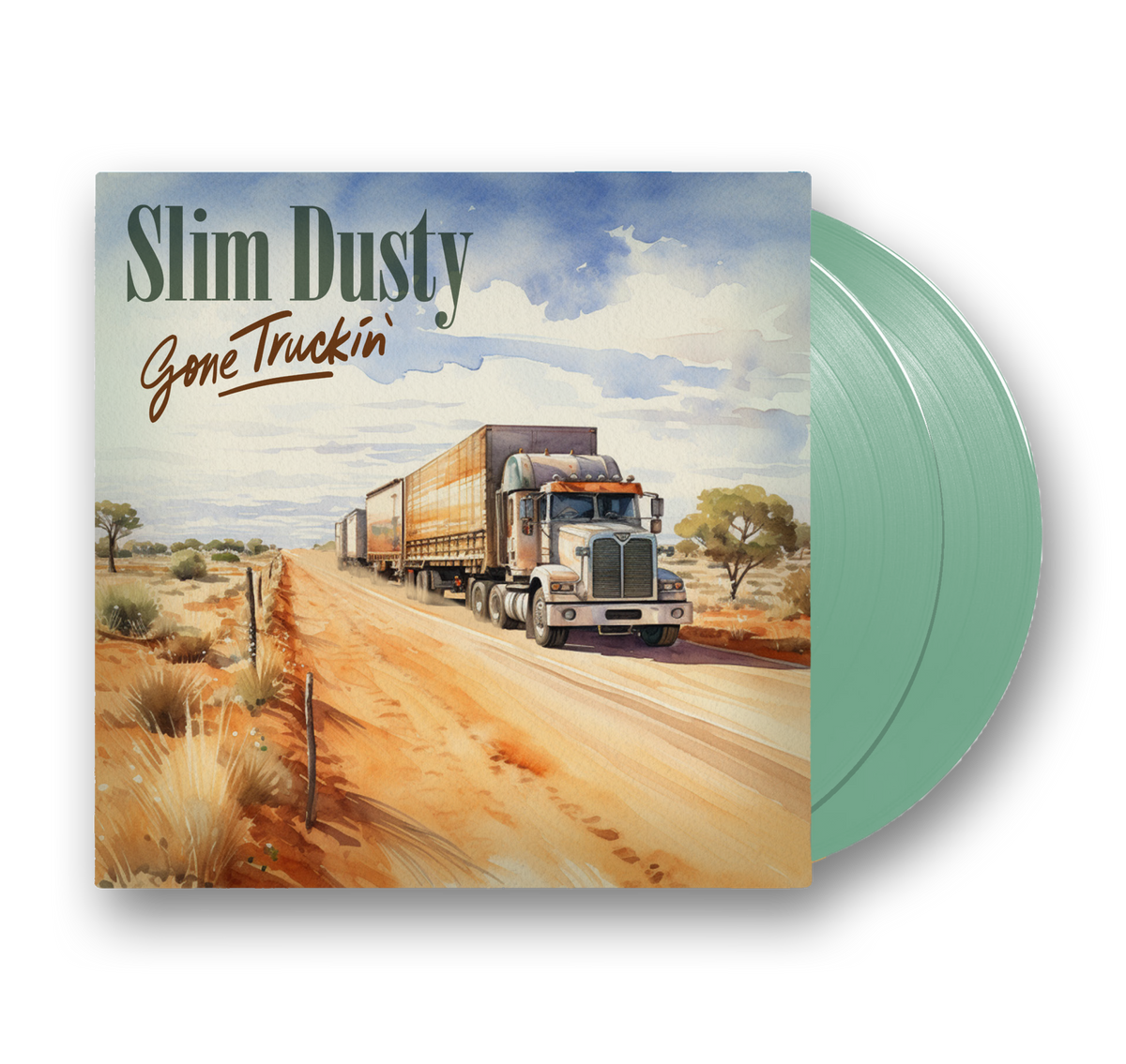 Slim Dusty - Gone Truckin' (Eucalyptus Green 2LP) by Slim Dusty | The ...