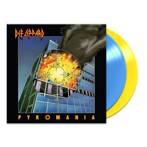 Def Leppard - Pyromania (Exclusive Blue and Yellow 2LP) by Def Leppard ...